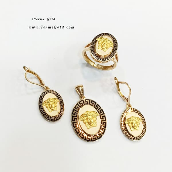 نیم ست طلای ورساچه بیضی Termegold